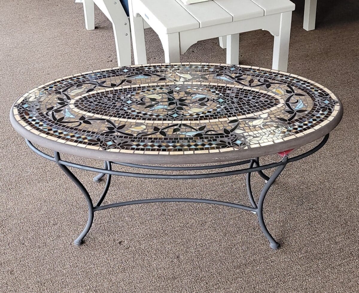 42" Oval Coffee Table - Patio Connection